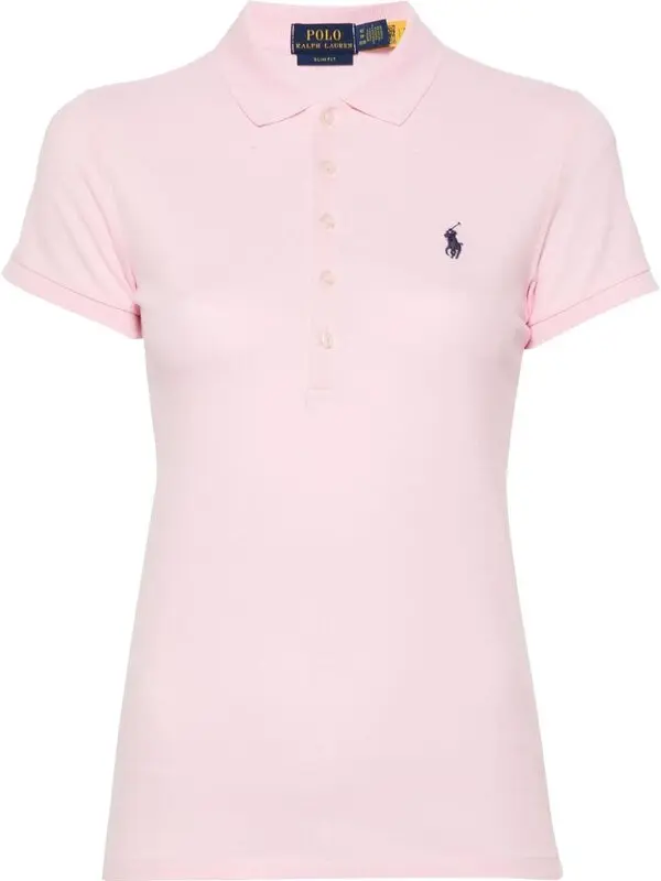 Polo Ralph Lauren Polo Pony Cotton Polo Shirt - Pink