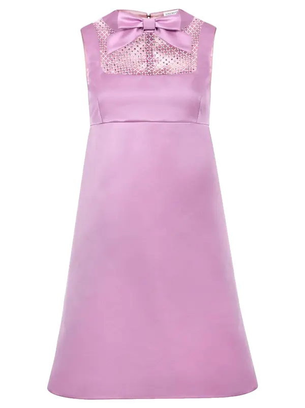 Nina Ricci Bow-detail Mini Dress - Pink