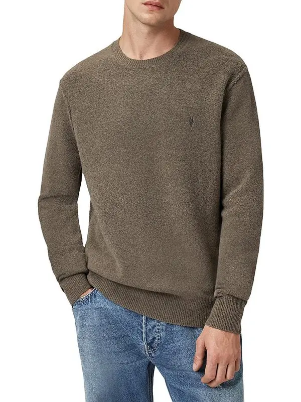 ALLSAINTS Statten Regular Fit Crewneck Sweater - Dusky Green