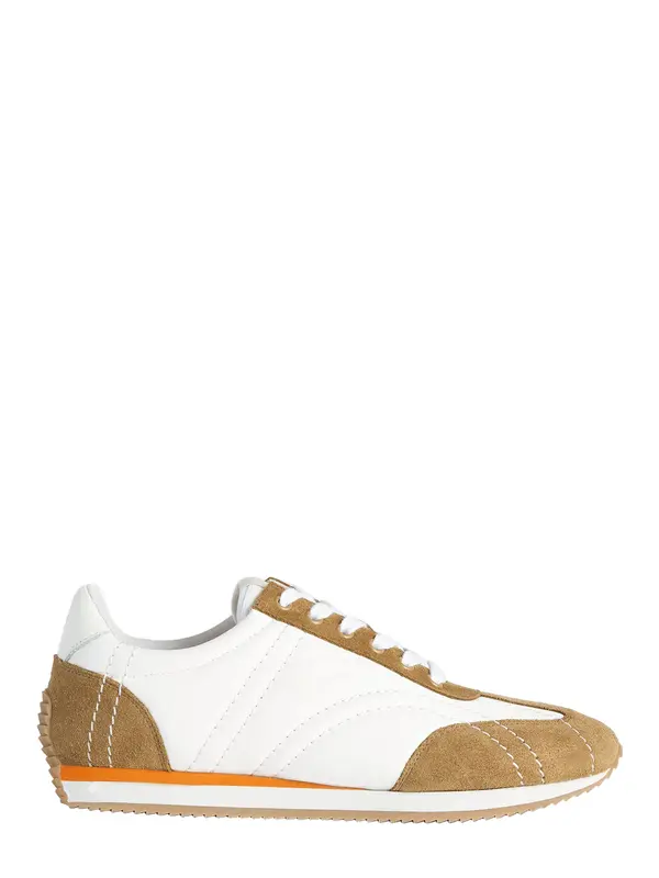 TOTEME Sport Sneakers - White,tan
