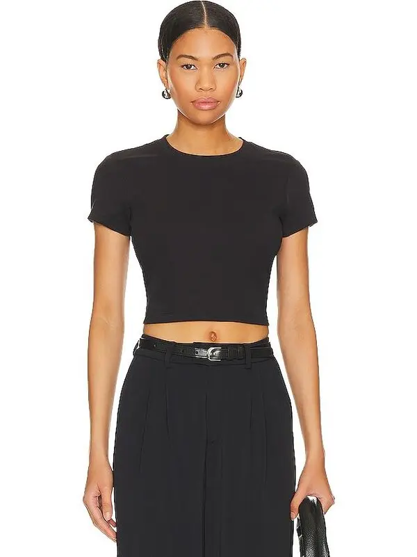 CUTS Tomboy Cropped Tee - Black