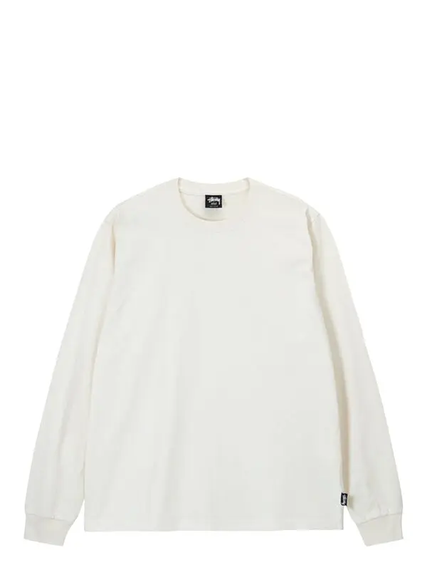 StÜssy Pigment Dyed Ls Crew 'natural - Cream