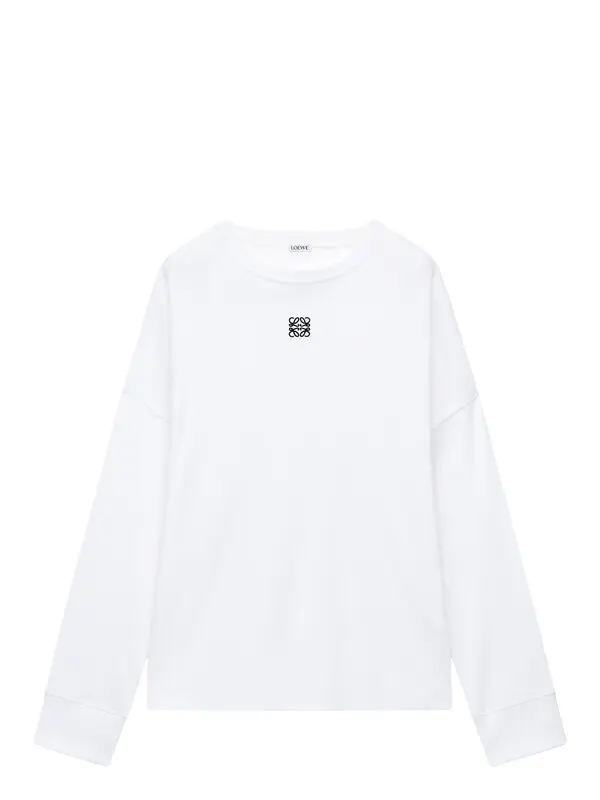 Loewe Long-sleeve Logo T-shirt - White