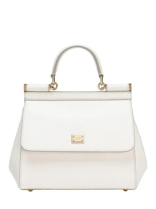 Dolce & Gabbana Small Sicily Bag - White