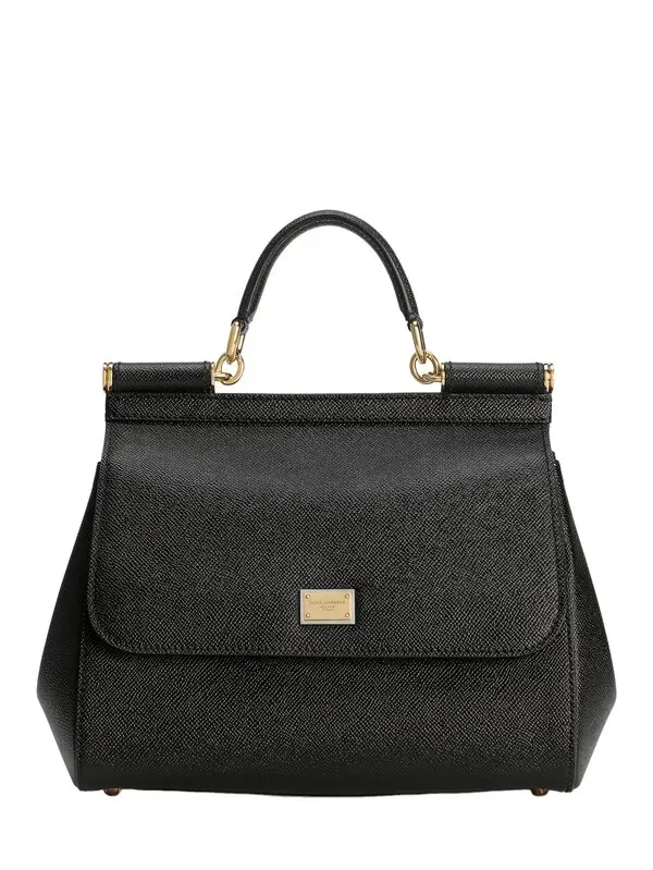 Dolce & Gabbana Large Sicily Handbag - Black
