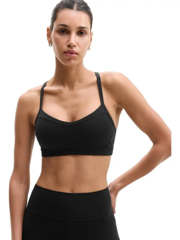 Athleta Vital Sports Bra A-c - Black