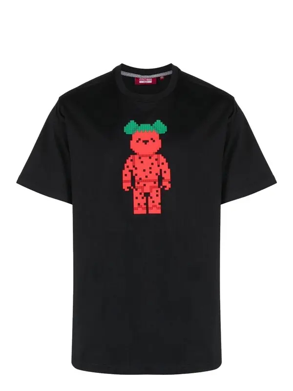 MOSTLY HEARD RARELY SEEN Slice Of Melon Bear T-shirt - Black
