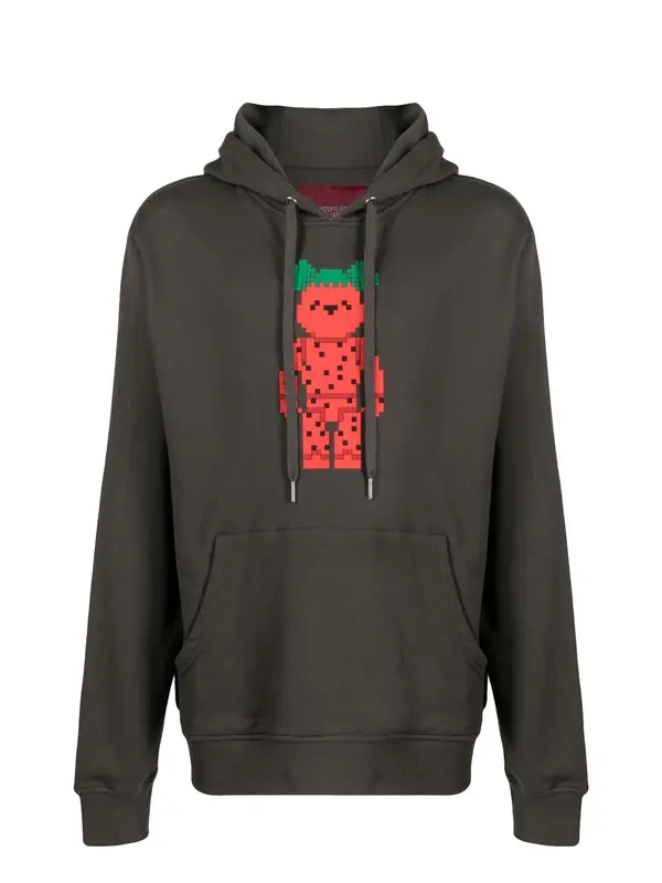 MOSTLY HEARD RARELY SEEN Slice Of Melon Cotton Hoodie - Grey