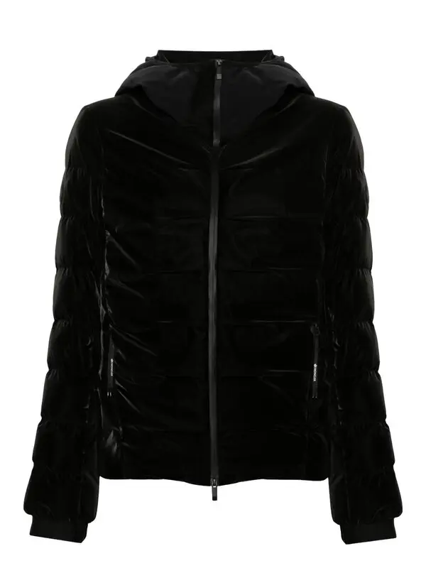 Moncler Ananke Hooded Puffer Jacket - Black