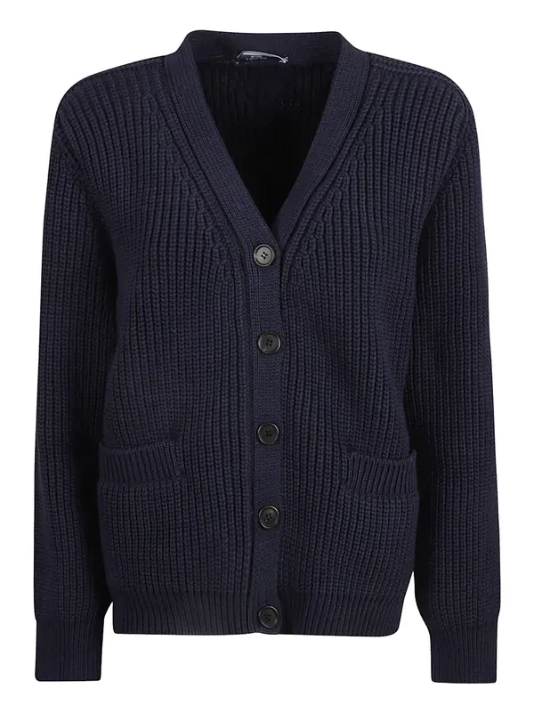 Prada Cotton Cardigan - Blue