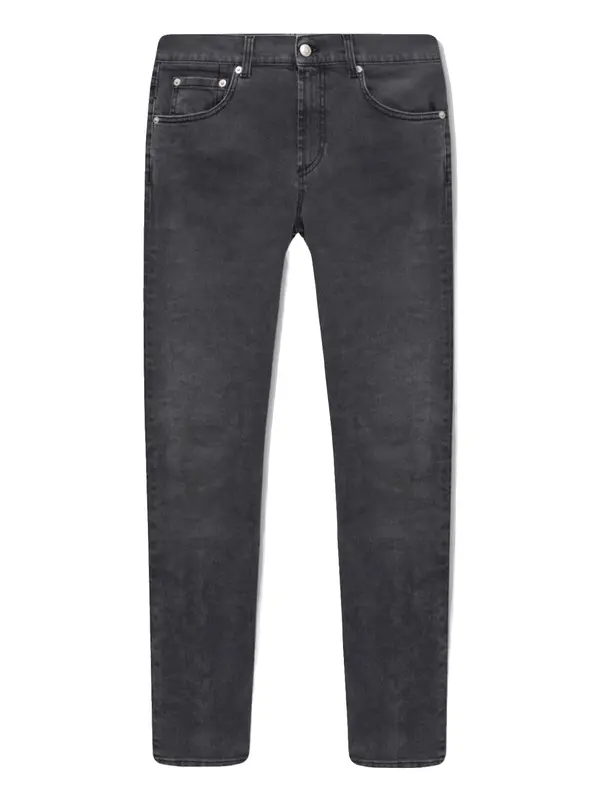 Alexander McQueen Cotton Denim Five-pocket Jeans - Black