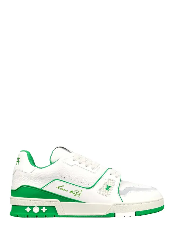 LOUIS VUITTON Trainer Low #54 Signature - White