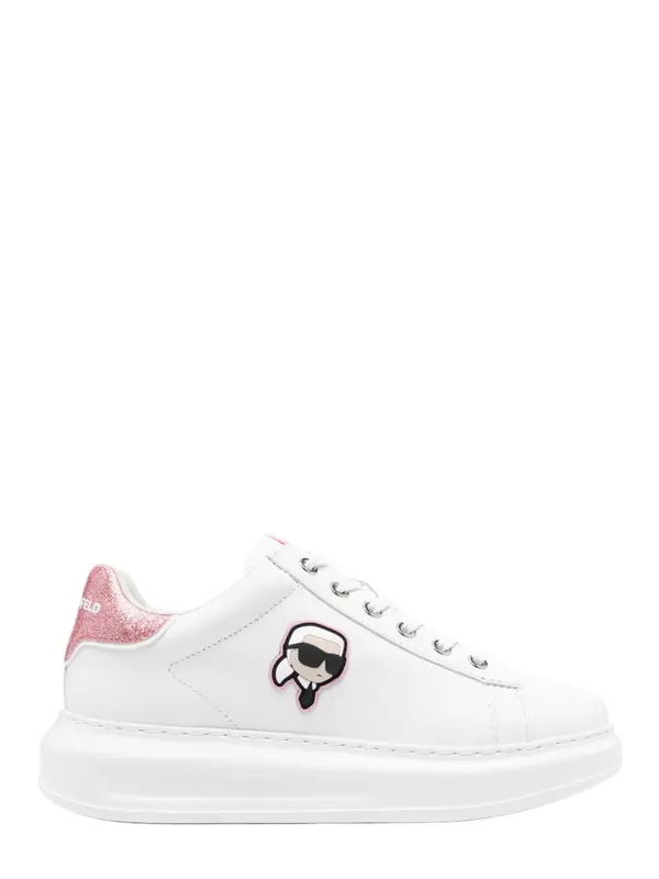 Karl Lagerfeld K/ikonik Leather Trainers - White