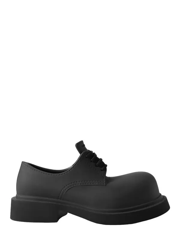 Balenciaga Rubber Derby Shoes - Black