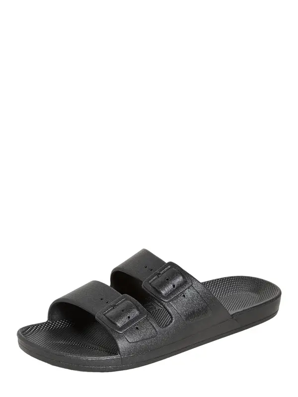 Freedom Moses Two-band Slides - Black