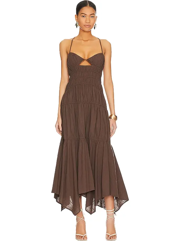 SNDYS Tahlia Dress - Chocolate