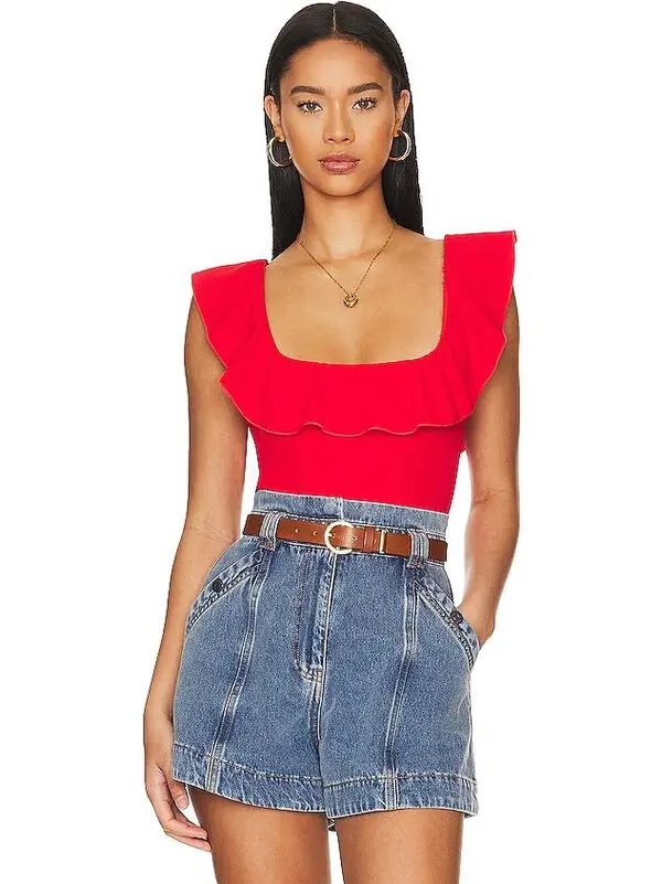 Show Me Your Mumu Rochelle Bodysuit - Red