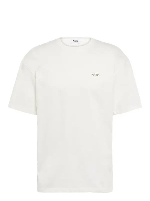 ADISH Beidat Logo Cotton T-shirt - White
