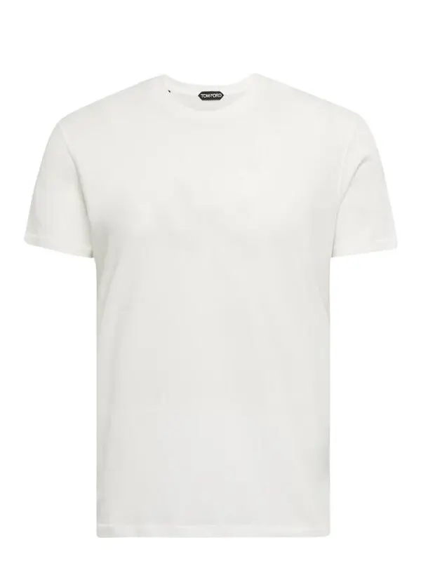 TOM FORD Cotton-blend Jersey T-shirt - White