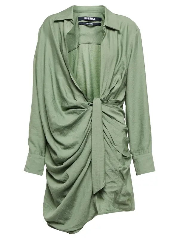 Jacquemus La Robe Bahia Minidress - Green
