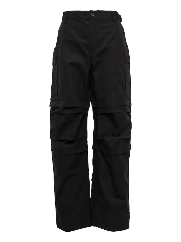 Wardrobe.NYC Cotton Cargo Trousers - Black