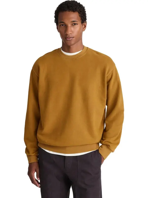 Madewell The Mccarren Midweight Crewneck Sweatshirt - Amber Olive