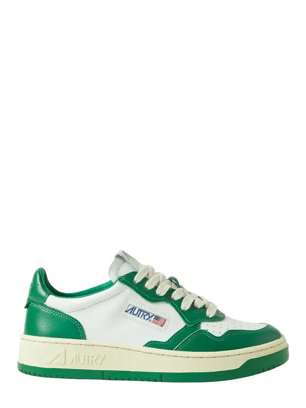 AUTRY Medalist Low Leather Sneakers - Green