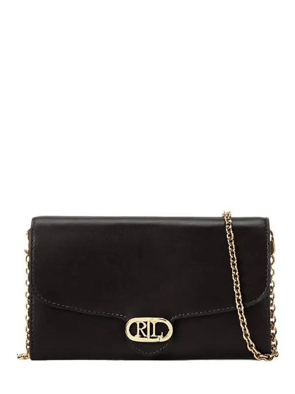 Ralph Lauren Leather Adair Crossbody - Black