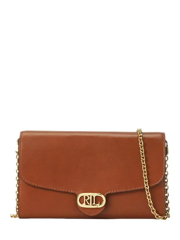 Ralph Lauren Leather Adair Crossbody - Lauren Tan