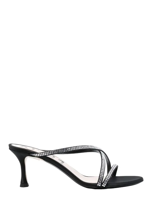 N°21 60mm Crystal-embellished Mules - Black