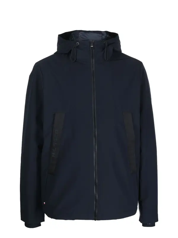 Tommy Hilfiger Hooded Zip-up Jacket - Blue