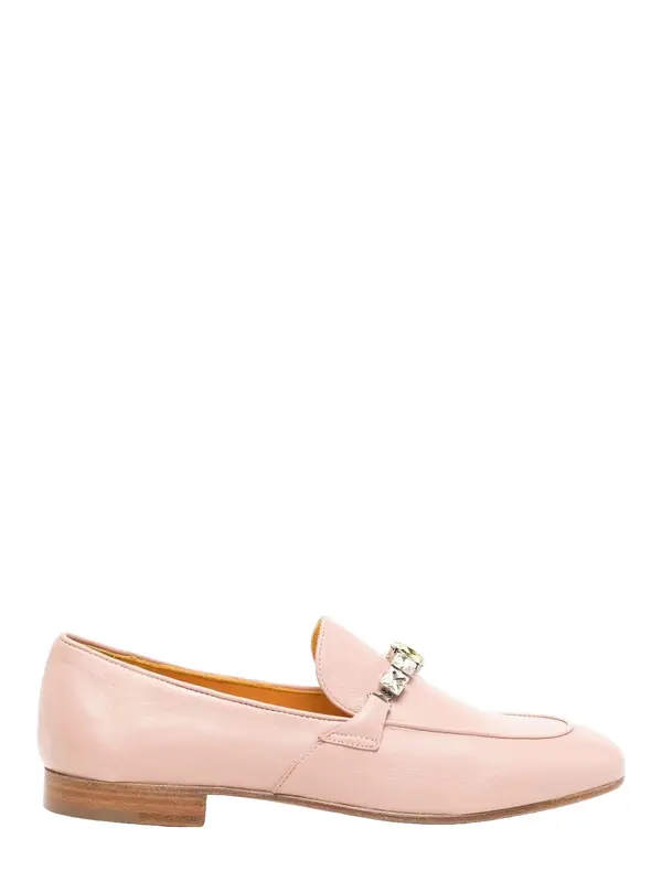 MADISON.MAISON Crystal-embellished Loafers - Pink