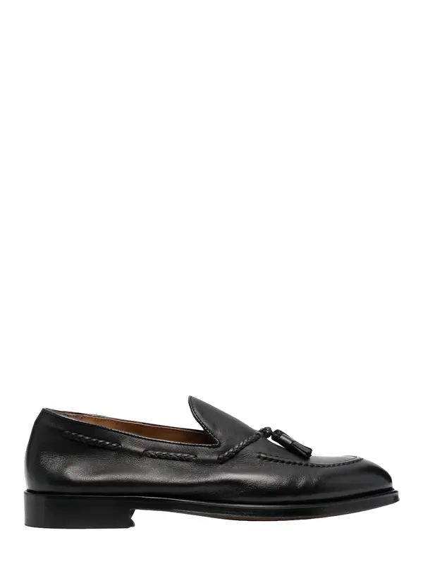 DOUCAL'S Tassel-trim Loafers - Black