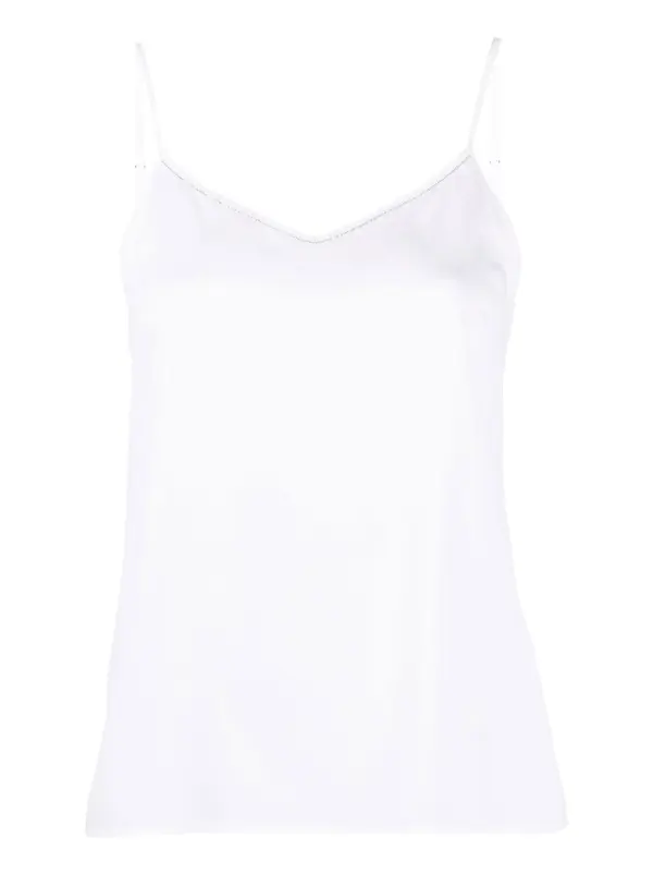 Fabiana Filippi Spaghetti-straps Top - White