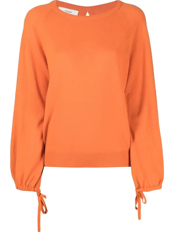 Pringle Of Scotland Round Neck Cashmere Jumper - Orange