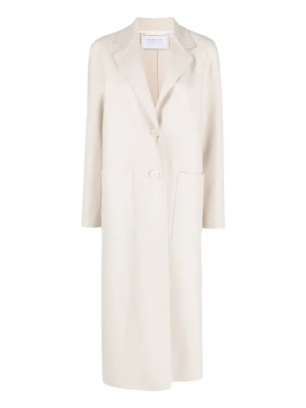 Harris Wharf London Side Slit Trenchcoat - Neutrals