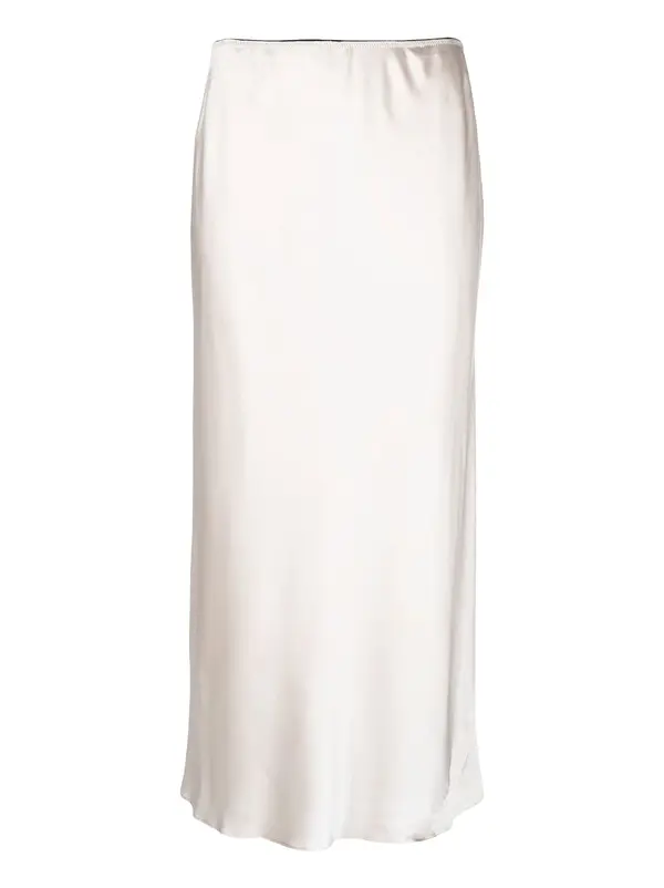 Dorothee Schumacher Silk Midi Skirt - Neutrals
