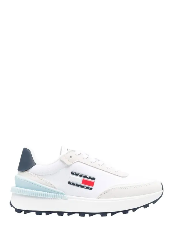 Tommy Hilfiger Logo-plaque Low-top Sneakers - White