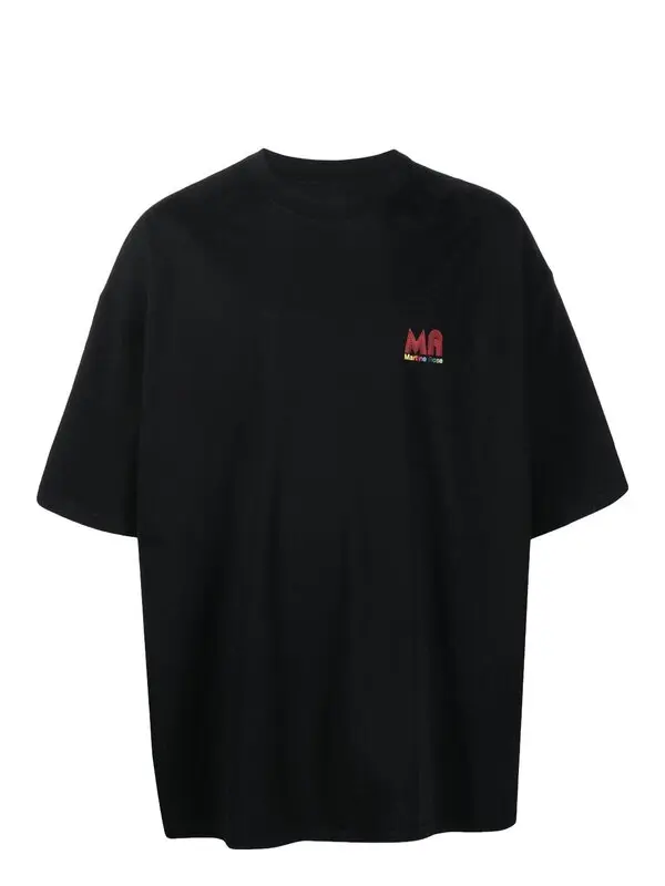 Martine Rose Logo-print Cotton T-shirt - Black