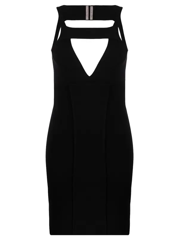 Rick Owens Sling Cut-out Minidress - Black