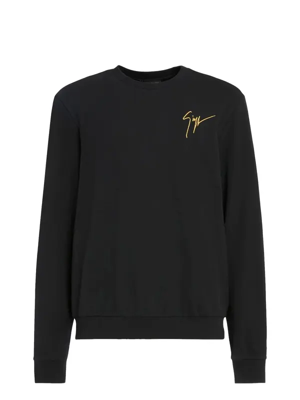 GIUSEPPE ZANOTTI Dragon Crystal Sweatshirt - Black