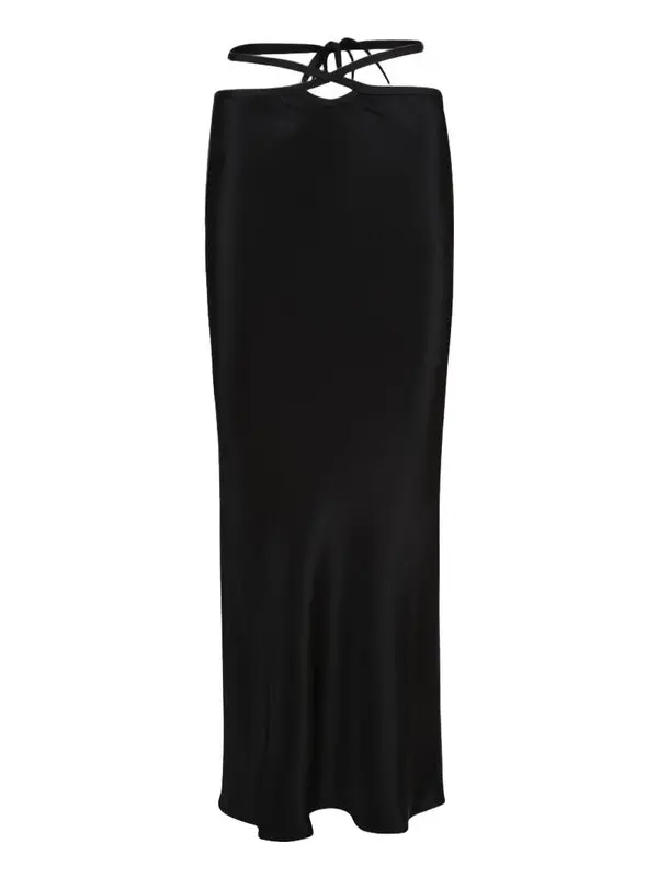 Christopher Esber Loophole Tie Skirt - Black
