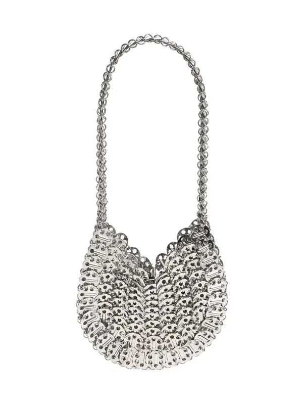 Rabanne 1969 Moon Shoulder Bag - Silver P040