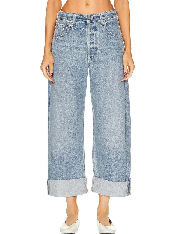 Citizens Of Humanity Ayla Baggy Cuffed Crop Jeans - Skylights