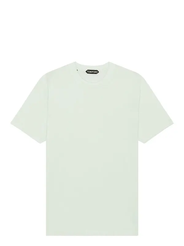 TOM FORD Viscose Cotton Tee - Glass Green