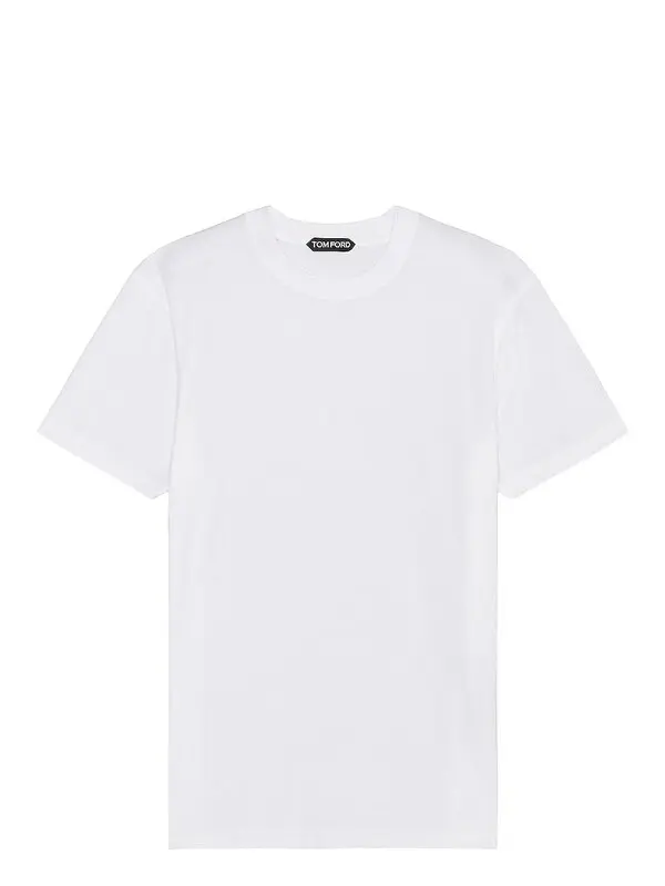 TOM FORD Viscose Cotton Tee - White