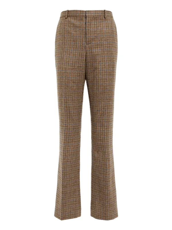 Loewe X Howl's Moving Castle Checked Wool Pants - Multicoloured