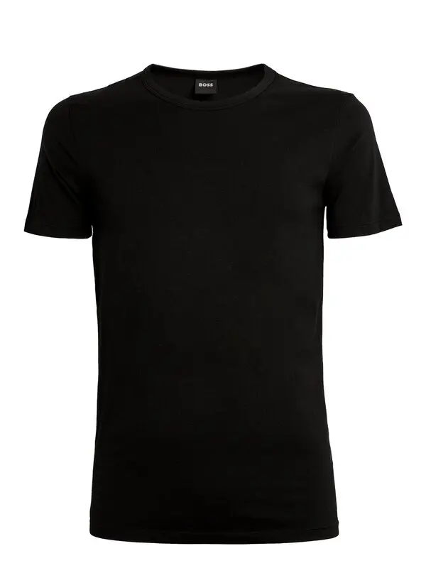 BOSS Cotton-blend T-shirt - Black