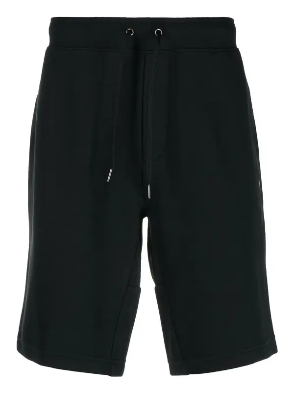 Ralph Lauren Logo-embroidered Track Shorts - Black