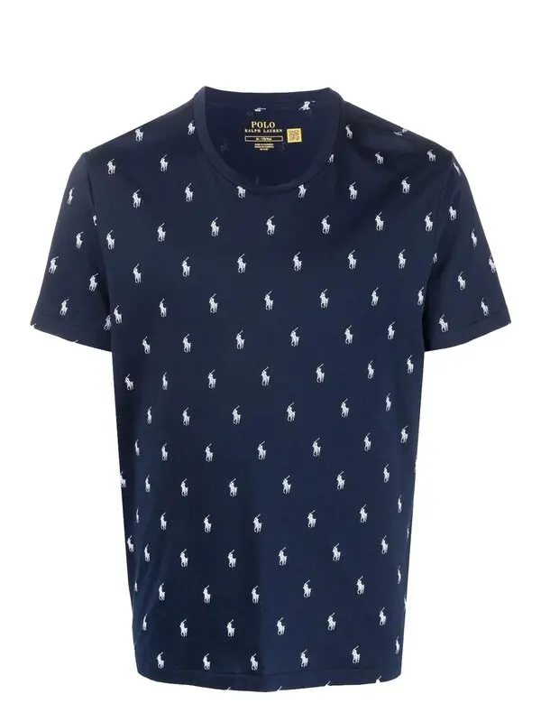 Polo Ralph Lauren Logo-print Cotton T-shirt - Blue